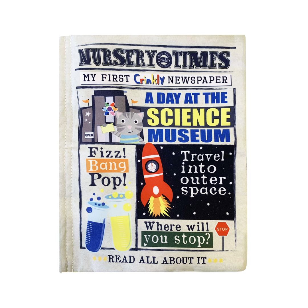 A Baby's Very First Newspaper - Science Museum | Crinkly Cloth – Ducky ...