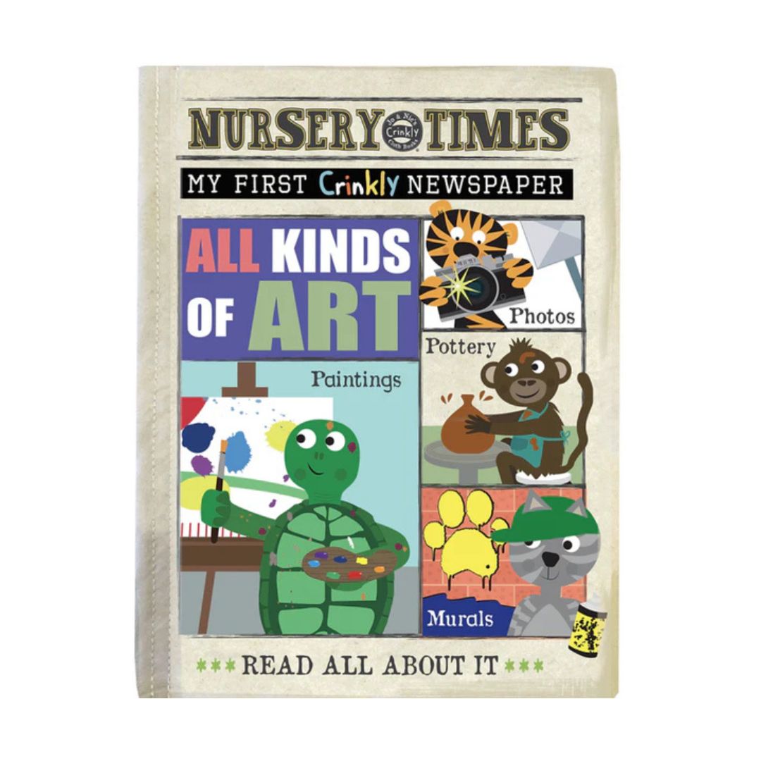 A Baby's Very First Newspaper - All Kinds of Art | Crinkly Cloth ...