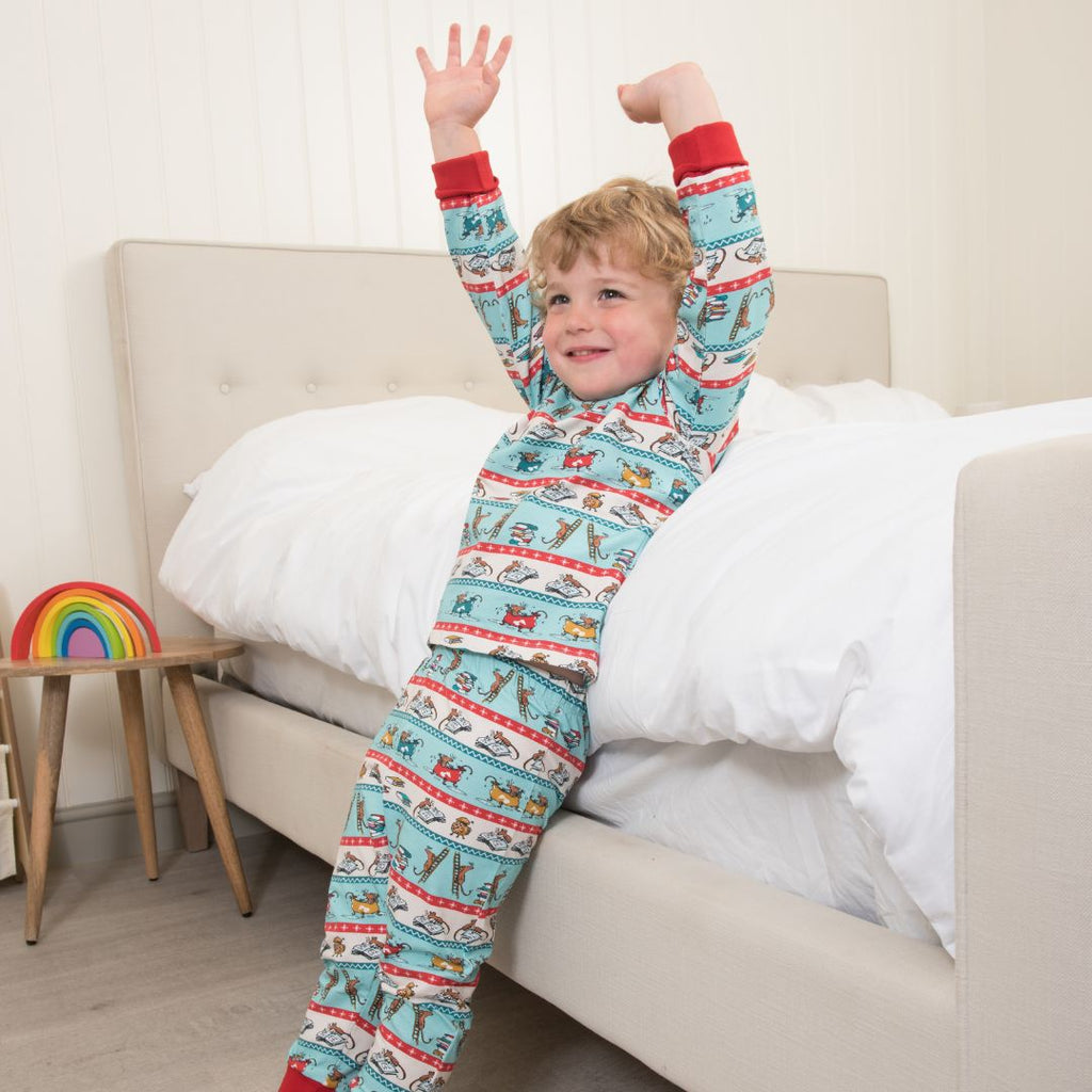 Roald Dahl Organic Cotton Kids’ Pyjamas | Bedtime Mice | By Ducky Zebra
